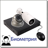 Комплект системы видеонаблюдения с распознаванием лиц (1 улица + 1 ...